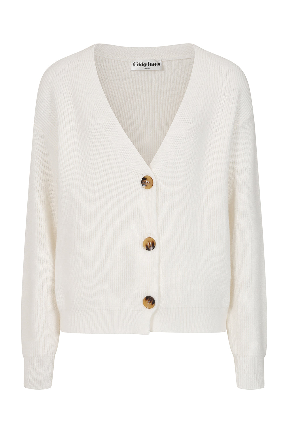 Cass Cardigan - White – Libby Loves